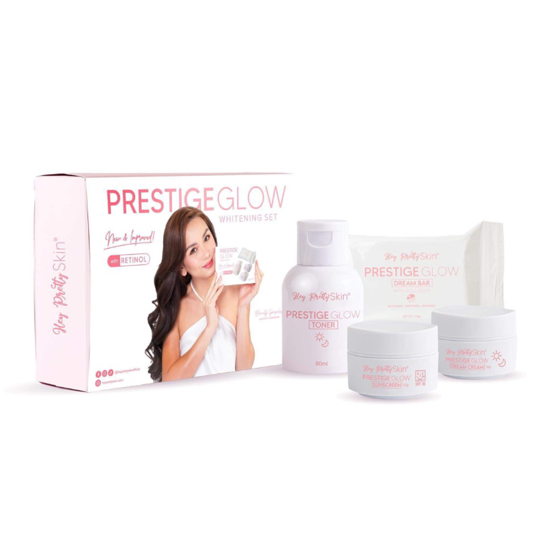 ️new packaging ️Prestige Glow Set by HEY PRETTY SKIN | Shopee Philippines