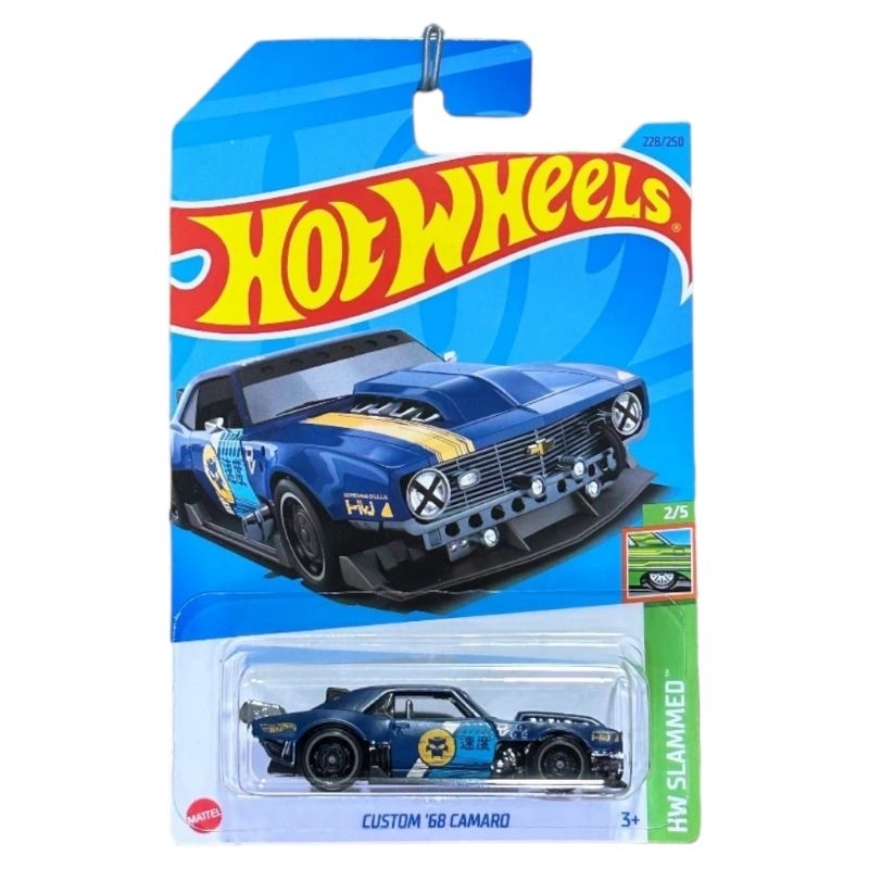 Hot Wheels Custom 68 Camaro Slammed 1 64 Scale Model Shopee Philippines