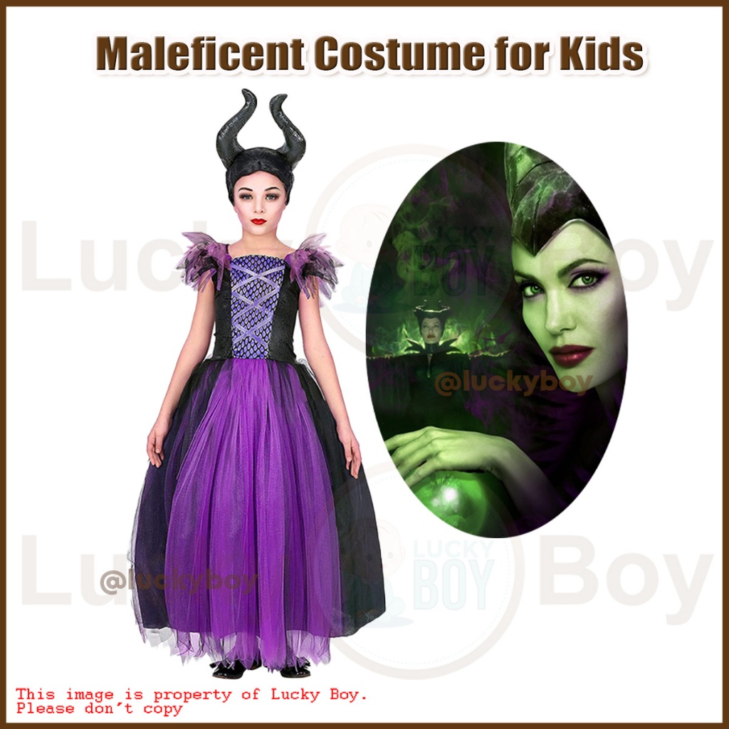 COD Maleficent Costume for Kids and Toddler | Shopee Philippines