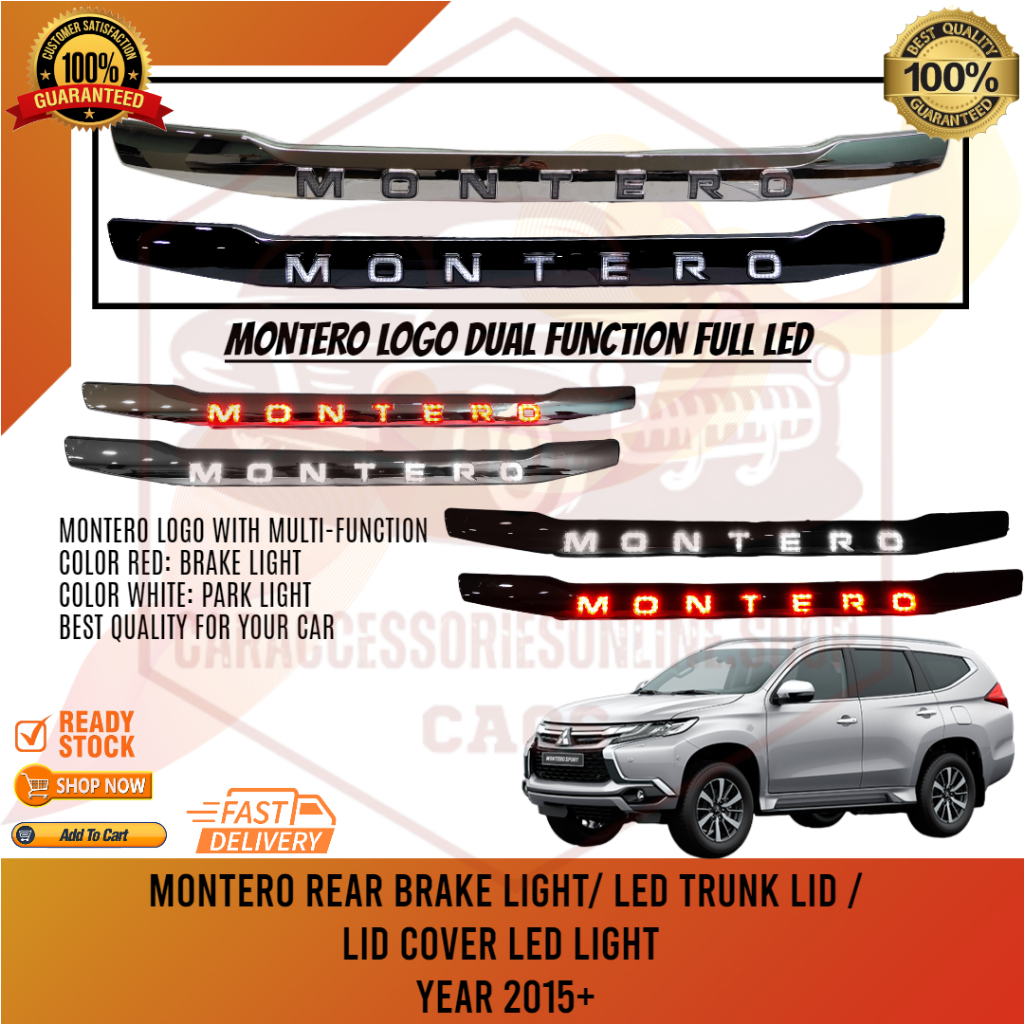 CAOS MONTERO 2015+ LED Rear Tailgate Brake Light Trunk Lid With Tail ...