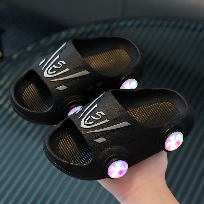 Led Slipper for Kids Boy Girl Non-slip Soft Fashion Slippers Outdoor ...