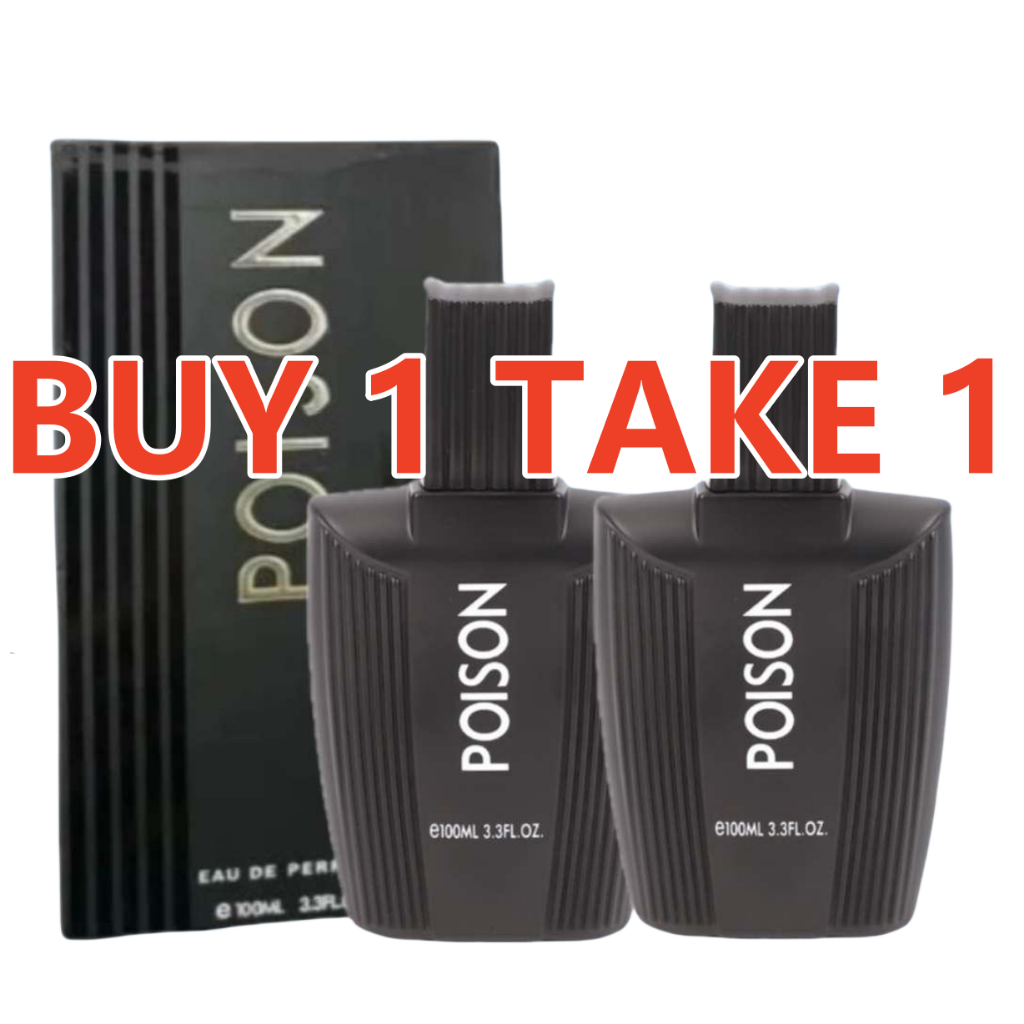 【BUY 1 TAKE 1】POISON Perfume Permanent Spray for Men LONG LASTING PERFUME 100ML | Shopee Philippines