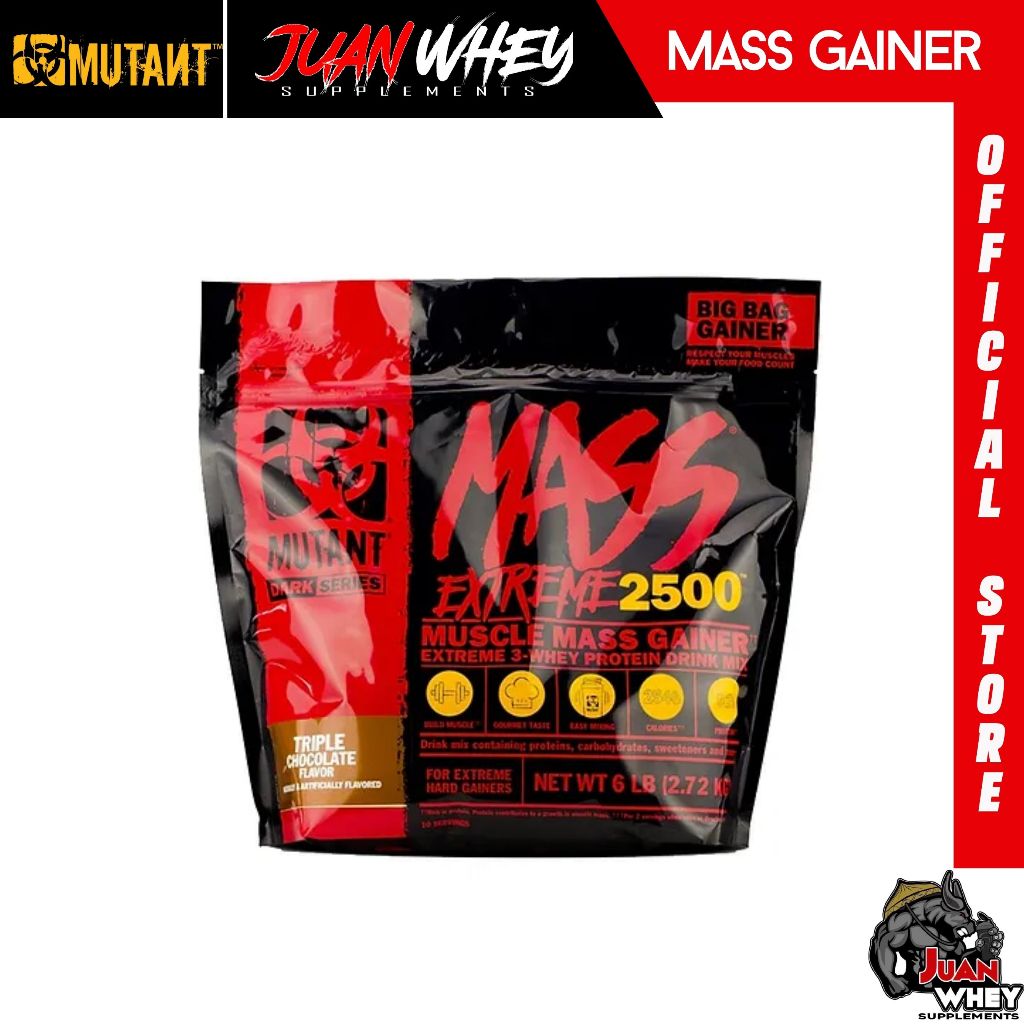 Mutant Mass Extreme 2500 6LBS Extreme 3 Whey Protein | Shopee Philippines