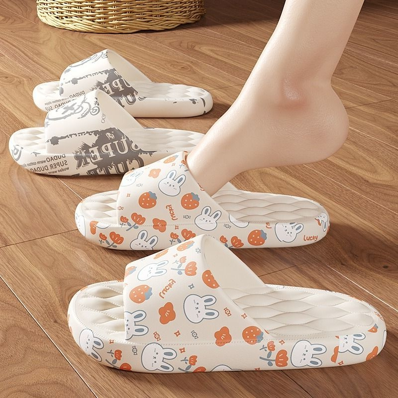 Korean Womens Strawberry Simple Home Summer Trend Fashion Slippers ...