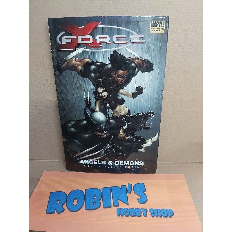 Marvel Comic X Force Angels and Demons x men wolverine hardcover ...