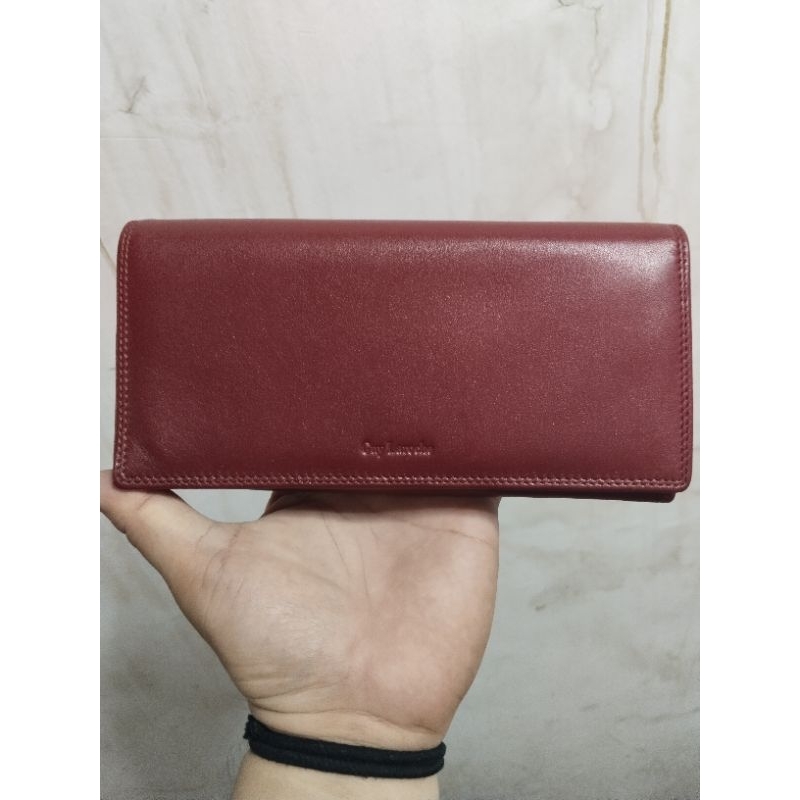 ORIGINAL!!! Guy Laroche Leather Wallet made in France | Shopee Philippines