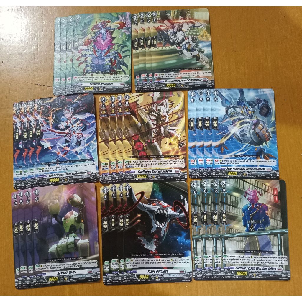 CFV Brandt Gate Commons Playset D-BT12 Cardfight Vanguard English | Shopee Philippines