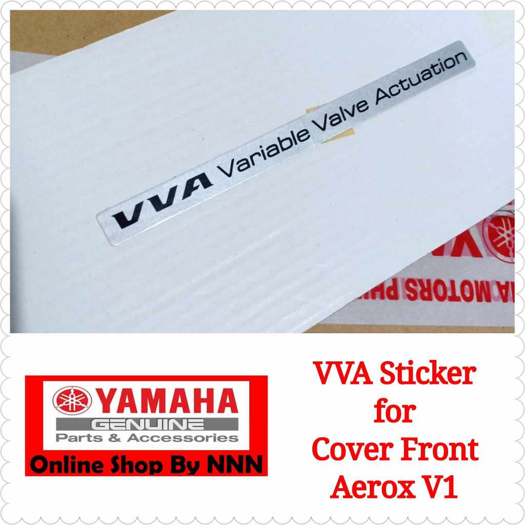 VVA STICKER FOR COVER FRONT AEROX V1 YAMAHA GENUINE PARTS | Shopee ...