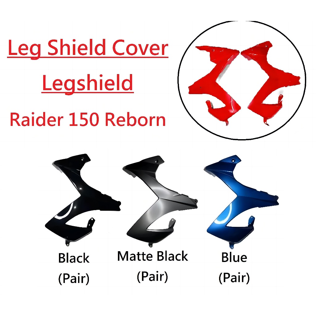 Legshield Cover / Leg Shield Cover - Suzuki Raider 150 Reborn | Shopee ...