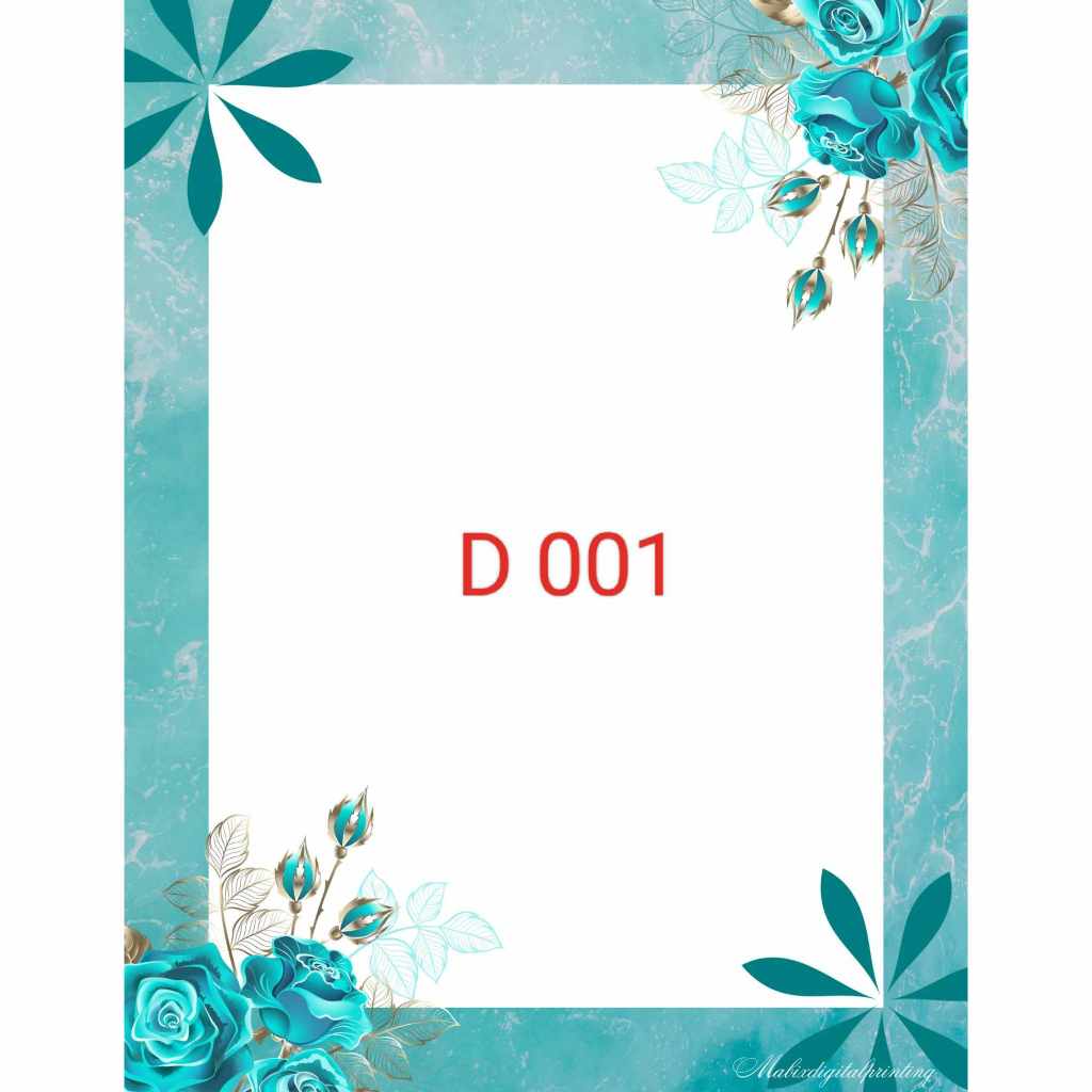 (5 sheets ONE DESIGN) SHORT /LONG BORDER BOND PAPER | Shopee Philippines