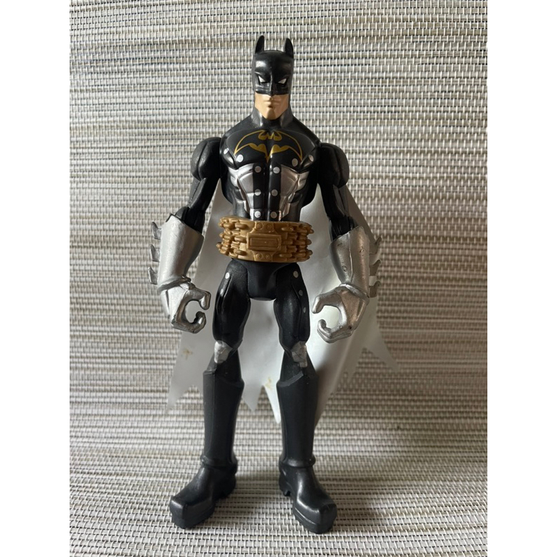 DC Comics Batman Power Attack Capture Cuff 6” Black Silver Cape Figure ...