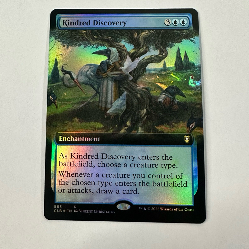 KINDRED DISCOVERY | CLB BATTLE FOR BALDUR’S GATE | BLUE | MTG MAGIC THE ...