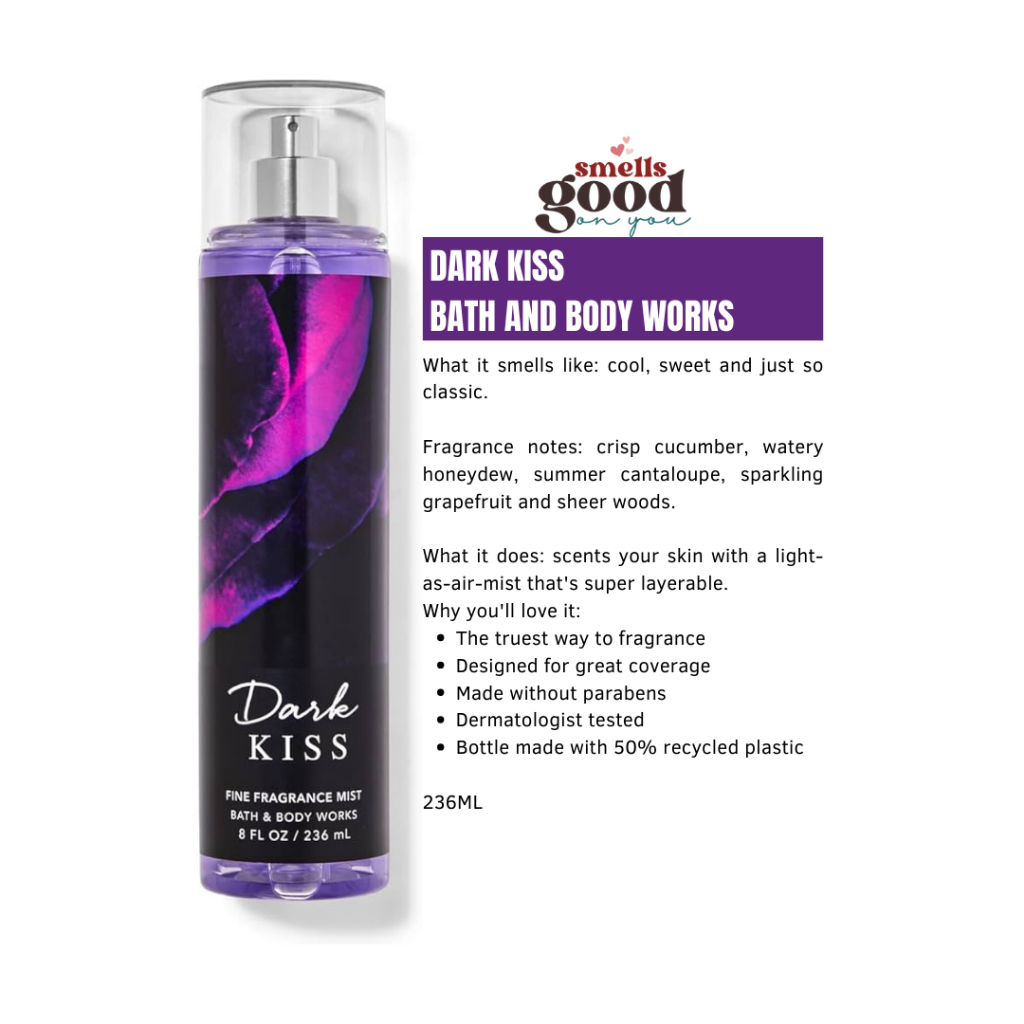 Dark Kiss 236ml Bath And Body Works Shopee Philippines