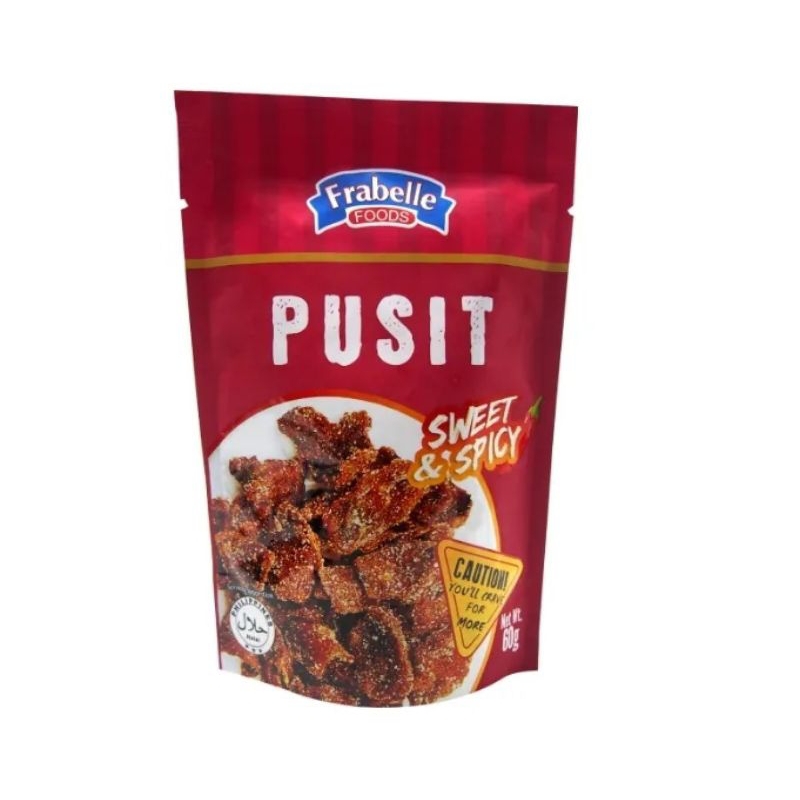 Frabelle Foods Sweet & Spicy Pusit | 60g | Shopee Philippines