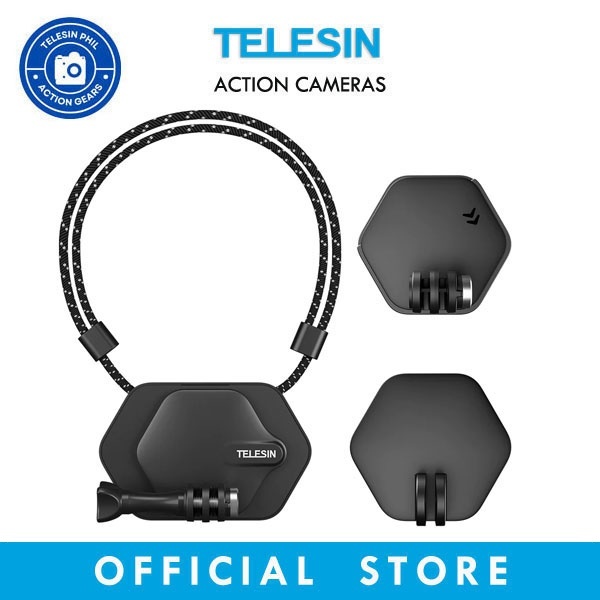 TELESIN Expansion Set Magnetic Invisible Pendant Neck Combo Board Mount ...