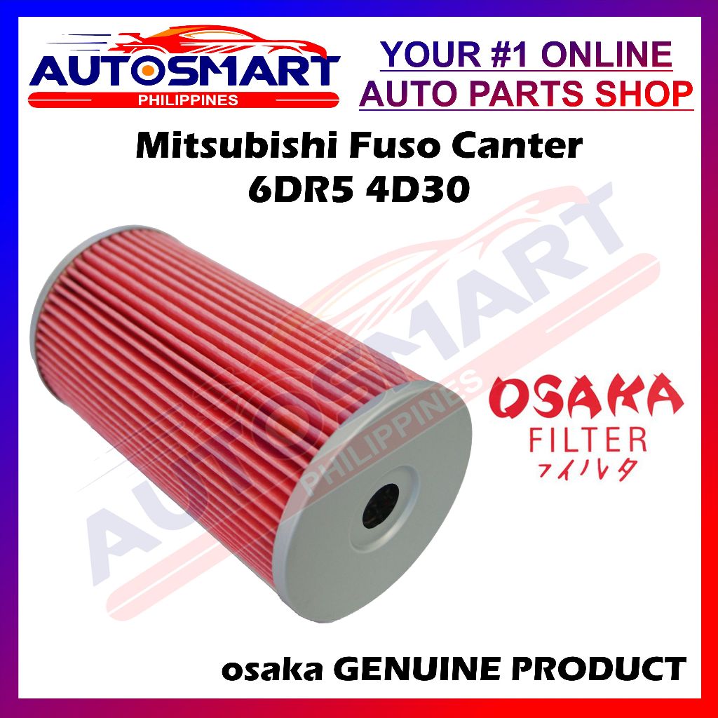 Osaka EO-308 Oil Filter Mitsubishi Fuso Canter 6DR5 4D30 | Shopee ...