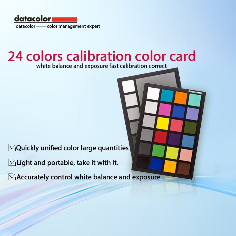 Datacolor Spyder Checkr 24 Calibration Color Card Portable RAW White ...