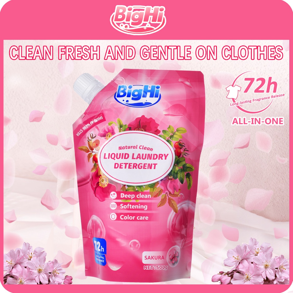 500g Anti -Bacterial Liquid Laundry Detergent BIGHI Hand and Washing ...