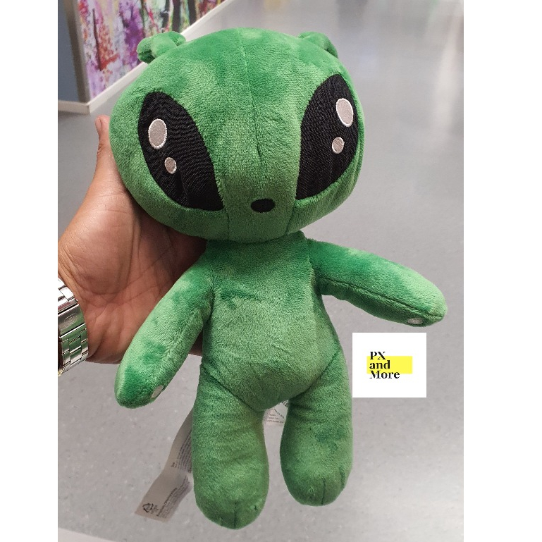 AFTONSPARV Stuffed toy, alien/green, 34 cm (13 ") Original | Shopee ...