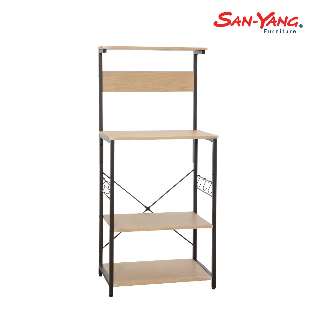 Multipurpose Rack Light Oak 313010 | Shopee Philippines