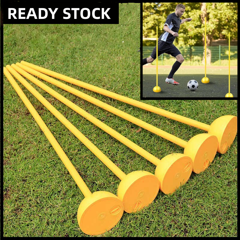 1.5M Football Training Pole Multifunctional Agility Pole Set Injection ...