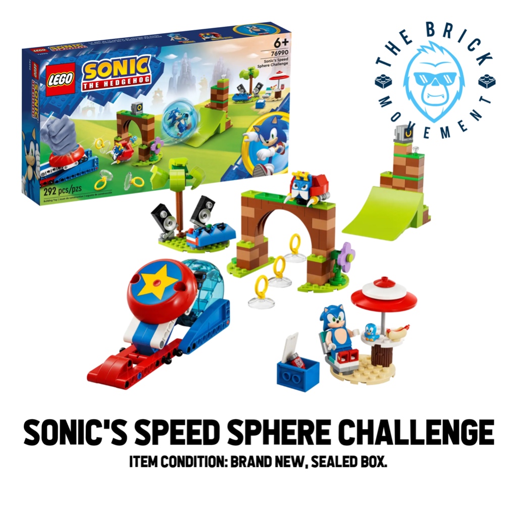 LEGO® SONIC THE HEDGEHOG 76990 Sonic's Speed Sphere Challenge Set ...