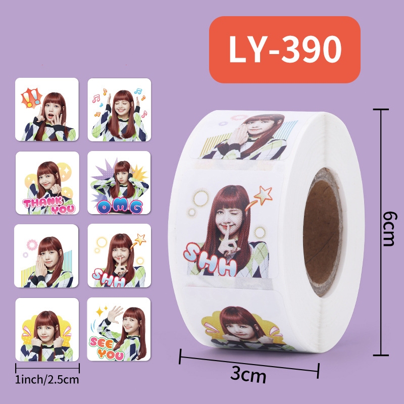 500 Pcs BLACKPINK album Labelers Stickers for kids kpop stickers Star ...