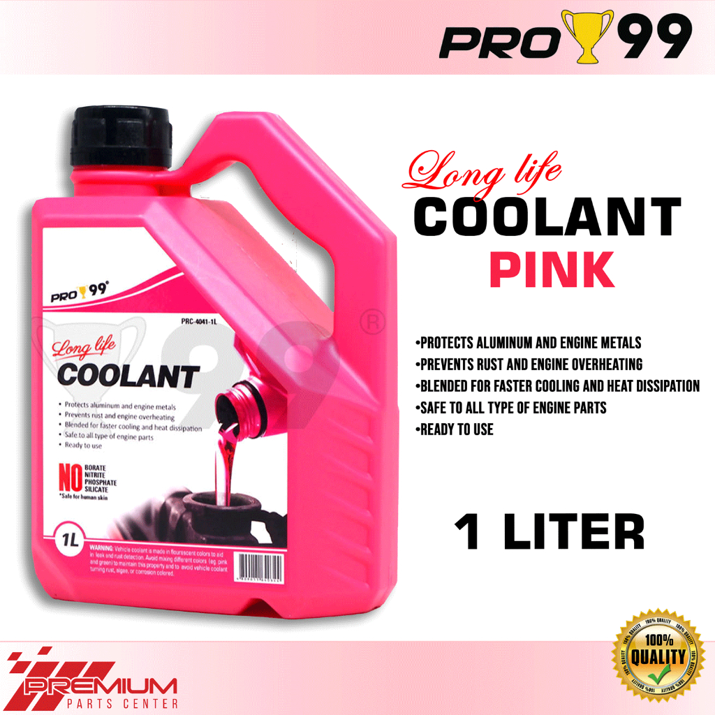 Pro 99 Coolant Pink Ready to Use 1 liter | Shopee Philippines