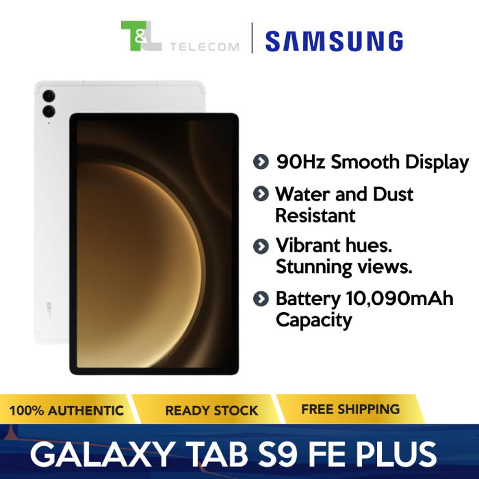 Samsung Galaxy Tab S9 FE Plus 5G / WiFi 8GB+128GB / 12GB+256GB - Free ...
