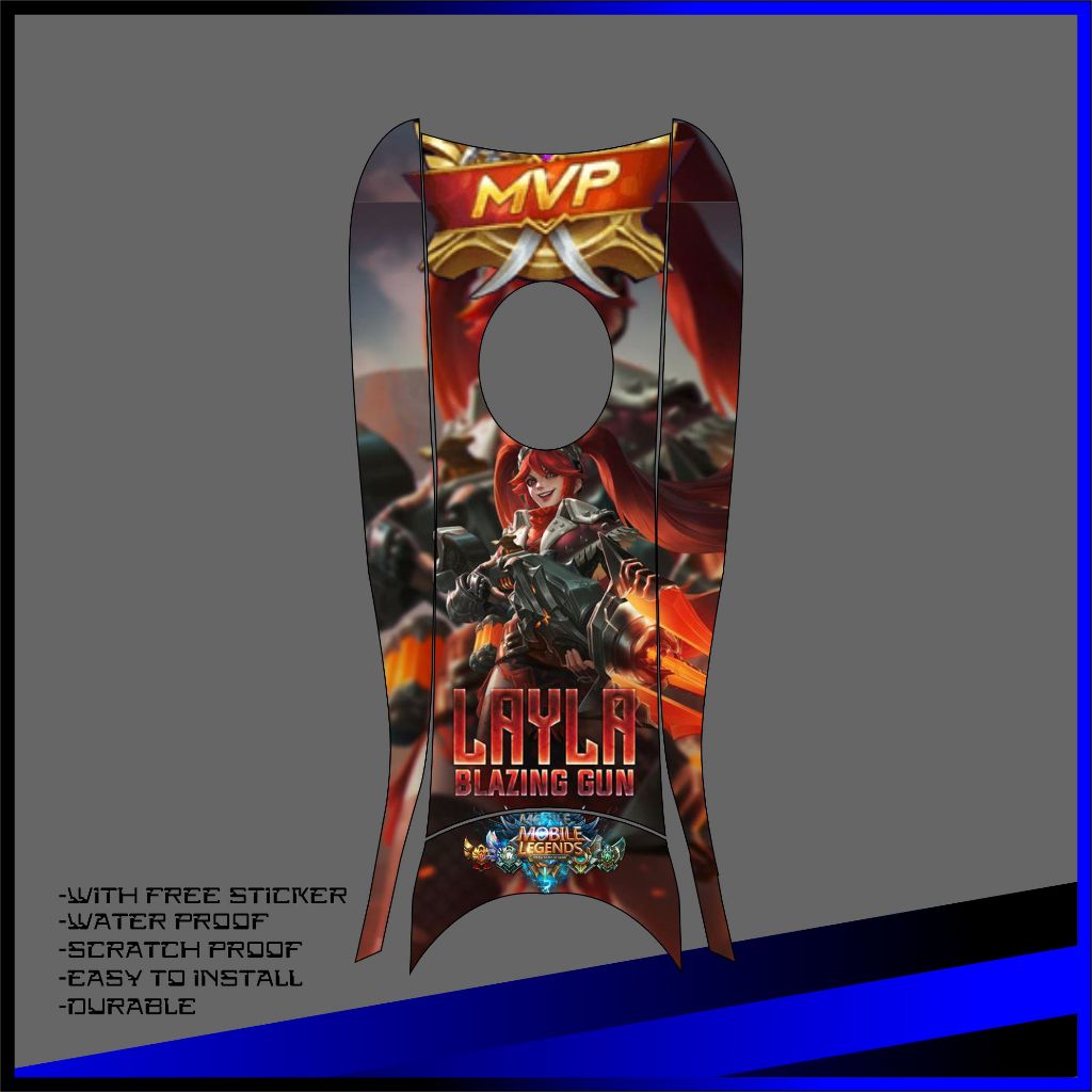 Bajaj 100 & 125 Top Gas Tank Sticker (MOBILE LEGENDS ) sticker decals ...