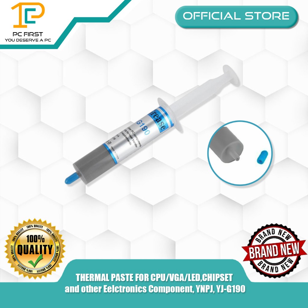 THERMAL PASTE SYRINGE BIG FOR CPU/VGA/LED,CHIPSET and other Electronics ...