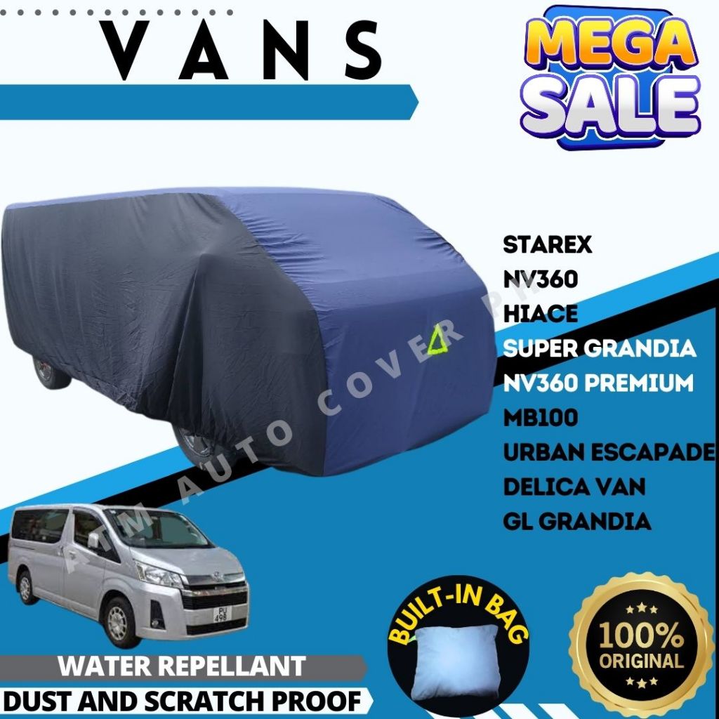 CAR COVER VAN STAREX HIACE GRANDIA VAN FOTON L300 URBAN WATER REPELLANT ...