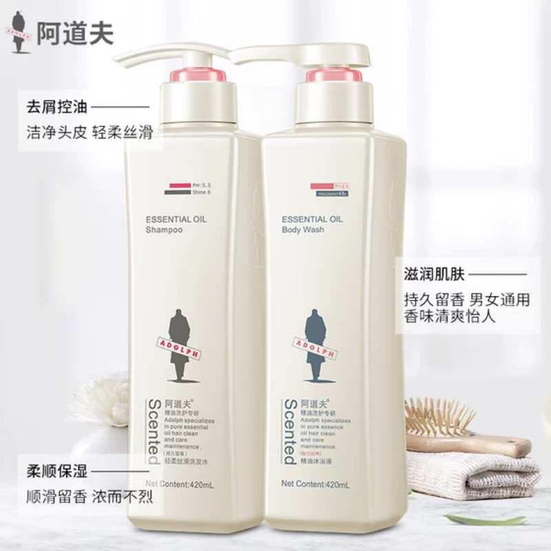 ADOLF SHAMPOO,CONDITIONER,AND SHOWER GEL ANTI ITCHING OIL COTROL ...