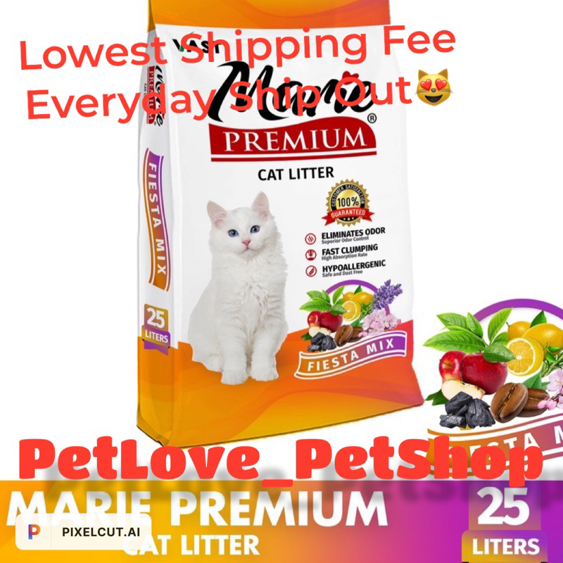 MARIE 25L ZEN CLEAN 25L (20KG) CAT LITTER Max. 2bags | Shopee Philippines