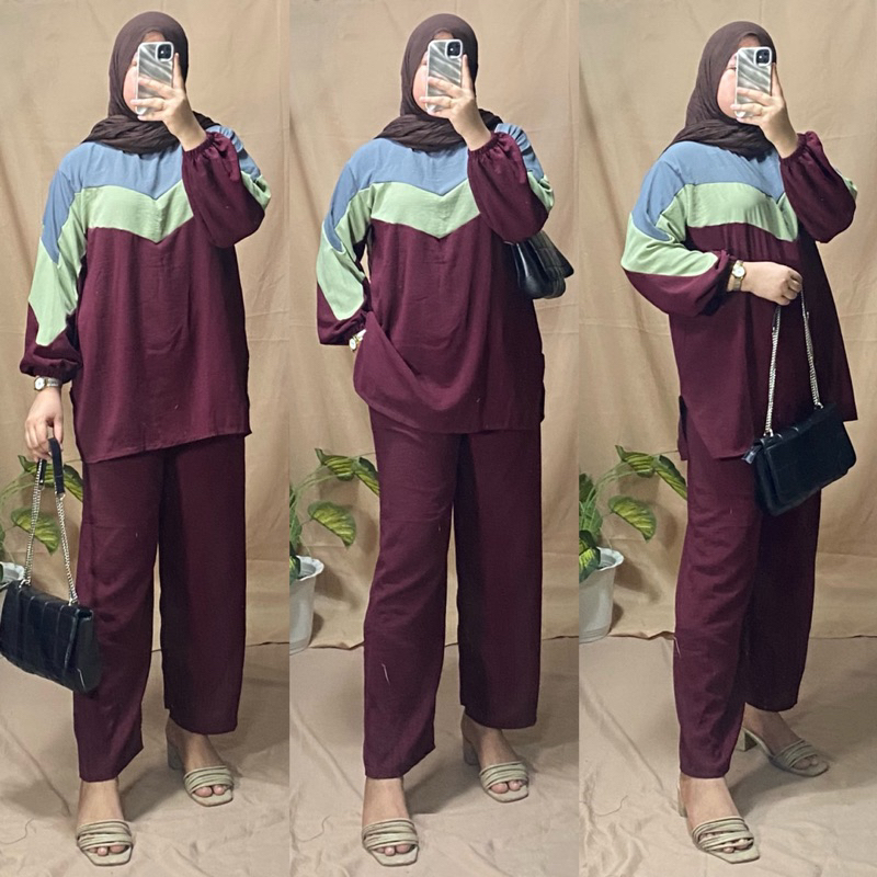 ARAYAH COMBI COORD SET | Shopee Philippines