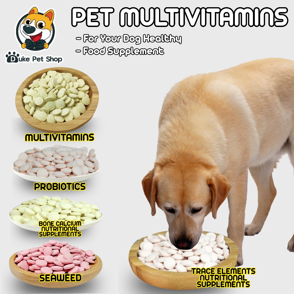 Pets Dog Supplement Cat Vitamin Multivitamin Probiotics Beauty Hair ...