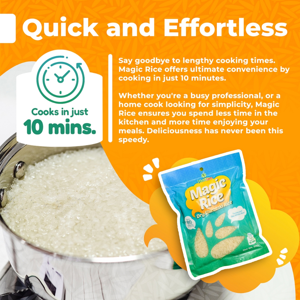 Magic Rice Dry Shirataki Rice (500g) | Shopee Philippines