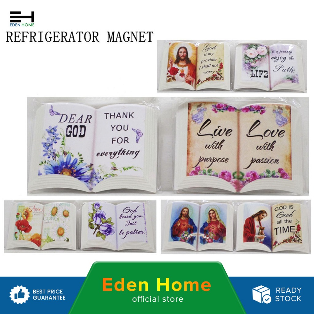 Eden Home Religious Ref Fridge Magnet Souvenirs Holy Bible, Holy Hand ...