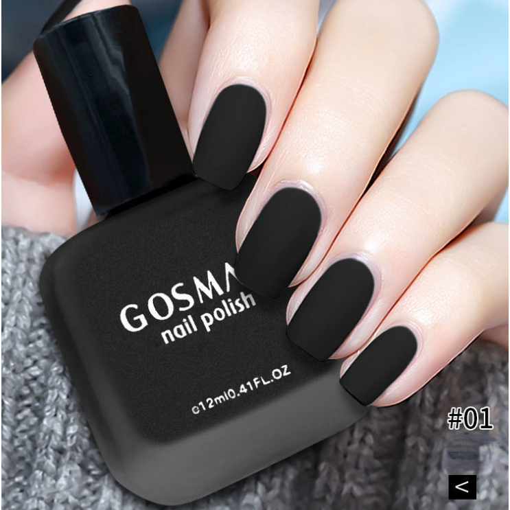 Matte Nail Polish No Need To Use UV Lamp Fast Dry Nude Pink Nail Polish ...