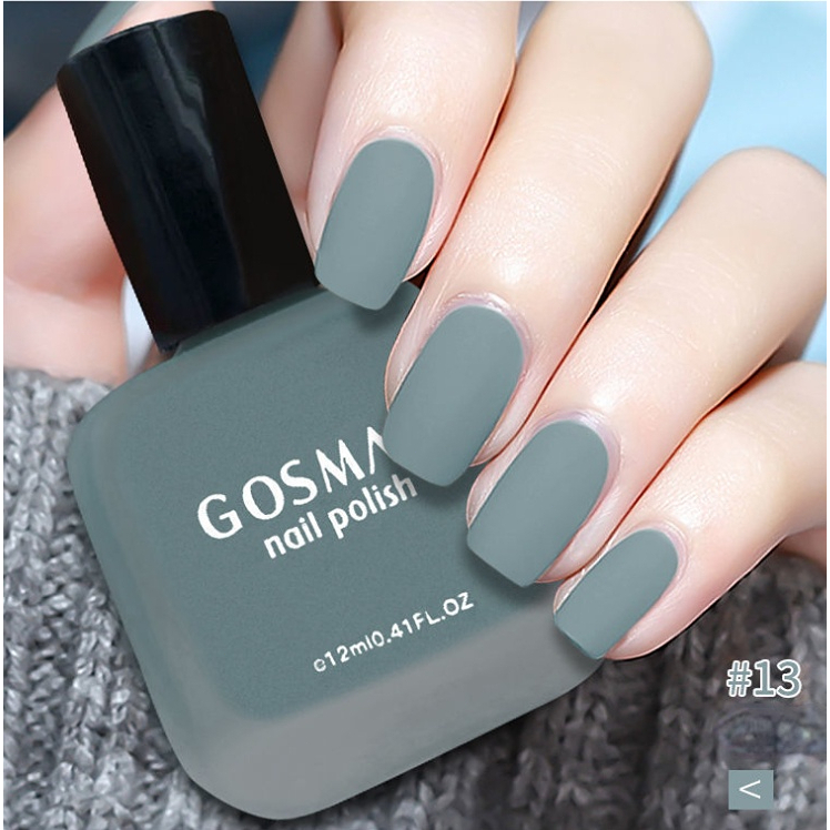 Matte Nail Polish No Need To Use UV Lamp Fast Dry Nude Pink Nail Polish ...