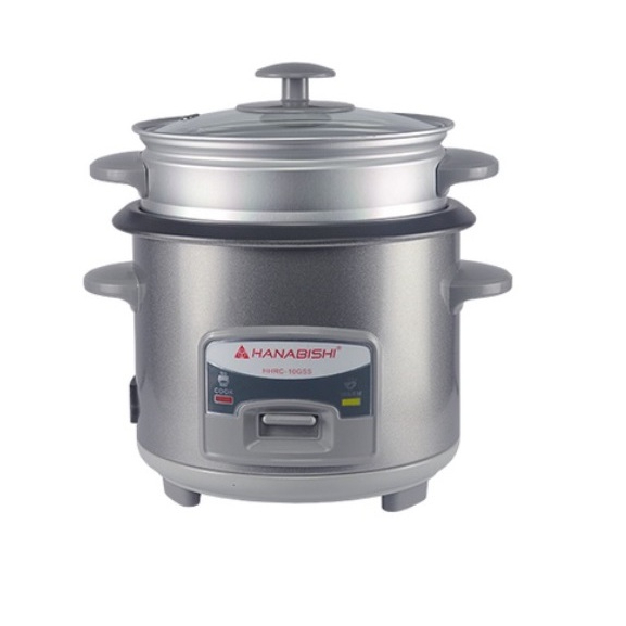 Hanabishi HHRC10GSS Rice Cooker 1 liter/up to 5 cups HHRC-10GSS ...