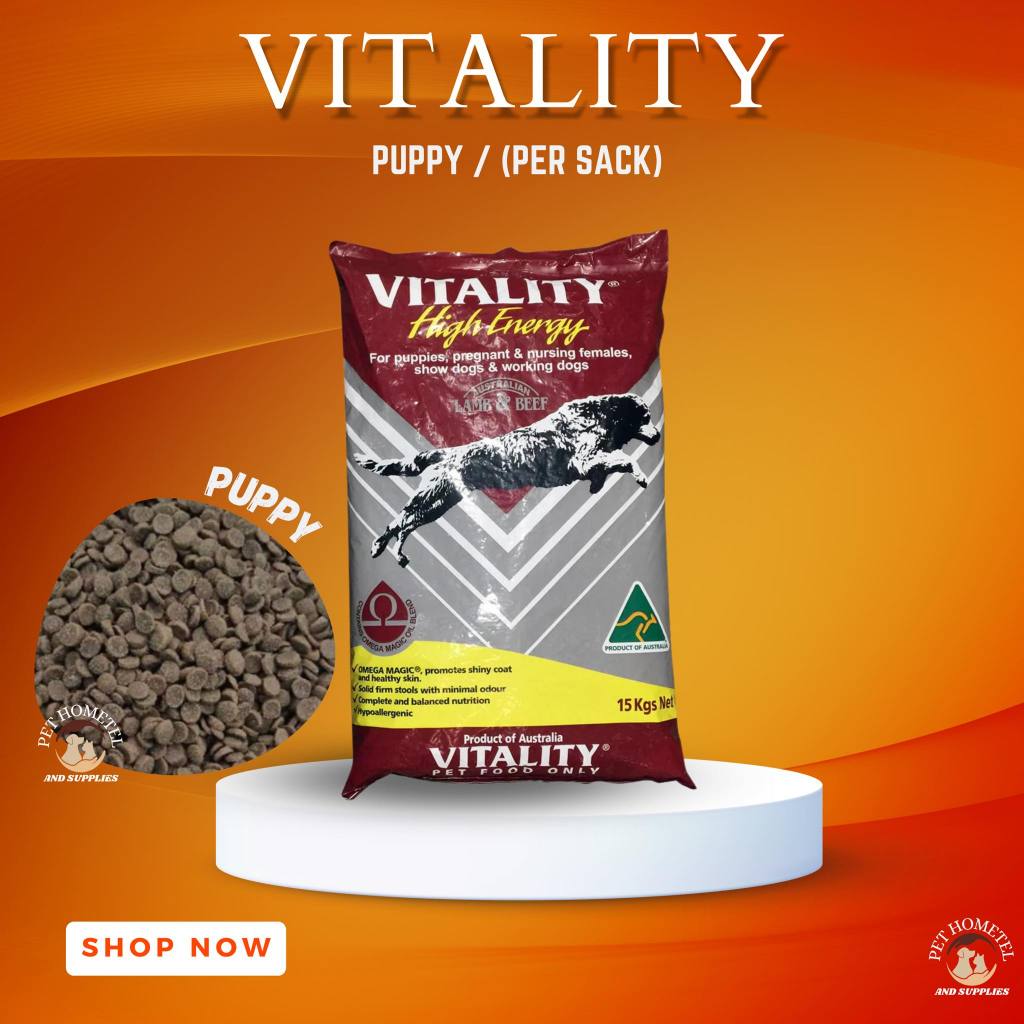 VITALITY ADULT CLASSIC / PUPPY HIGH ENERGY 15KG | Shopee Philippines