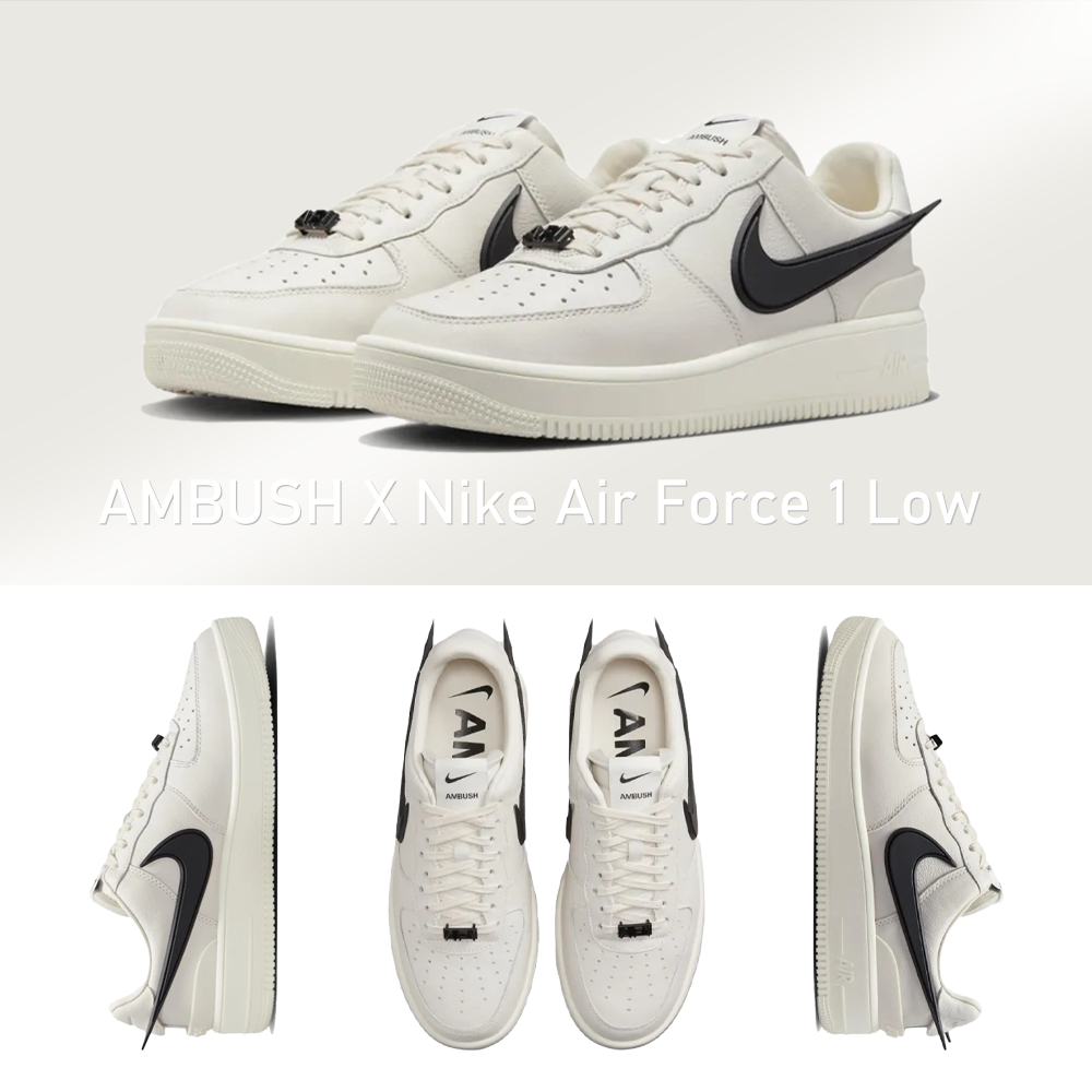 AMBUSH x low"White & Black Swoosh"Retro OG Vintage Sneakers Shoes OEM ...