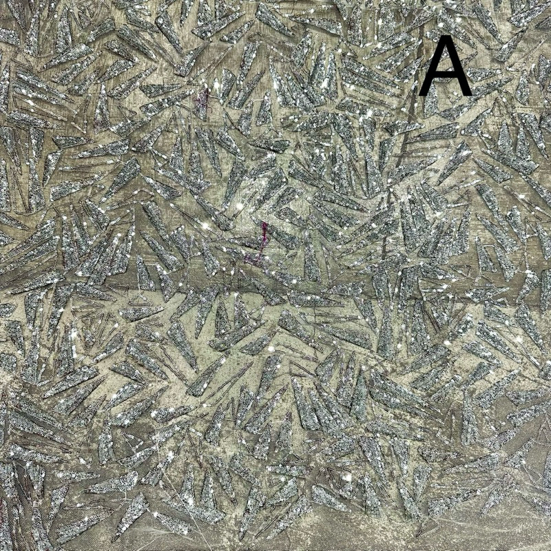 Silver Laces Fabric Tela 60” (Per Yard) | Shopee Philippines