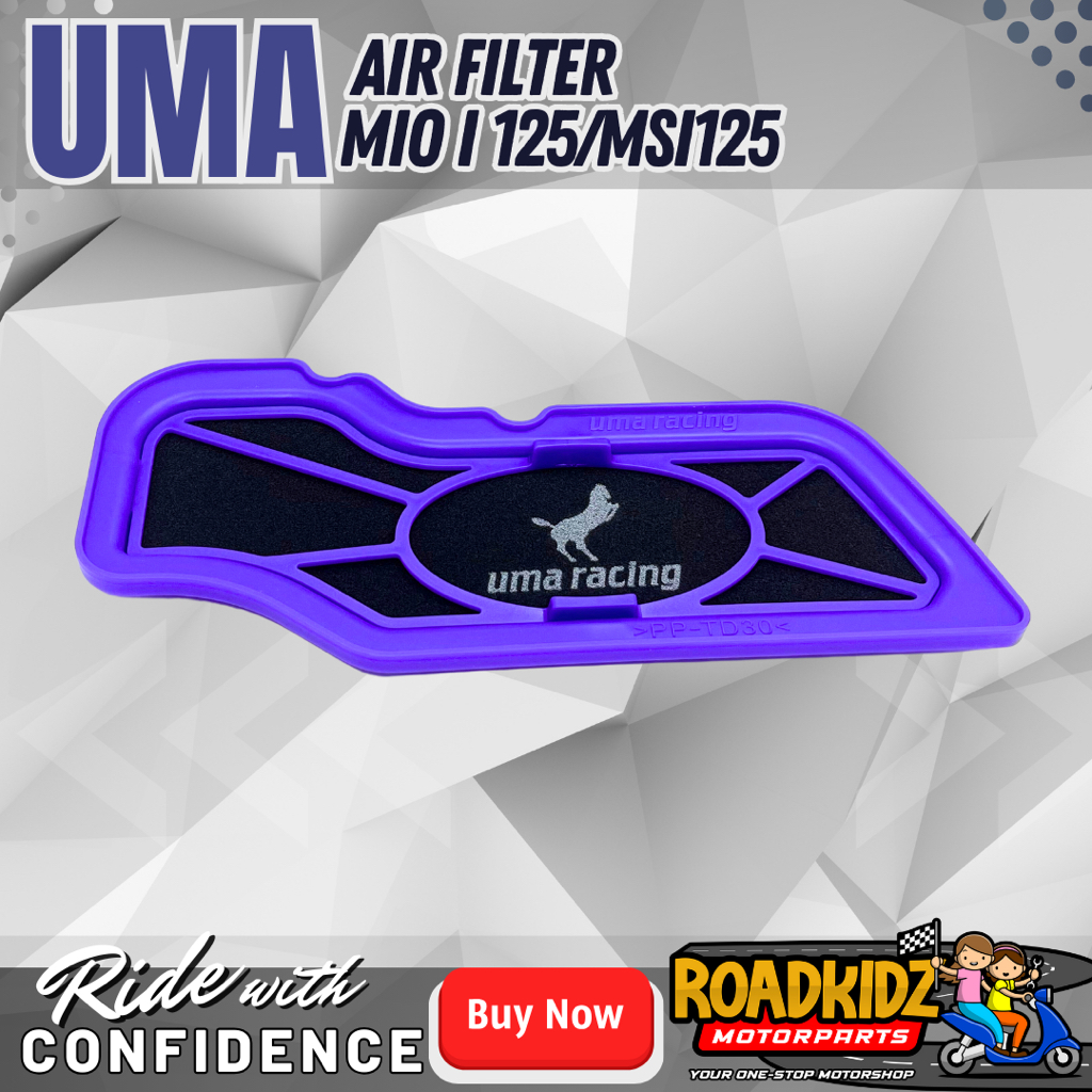 UMA Racing Air Filter Yamaha Mio I 125/Mio Soul I 125 (Washable ...