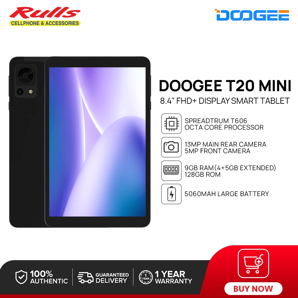 DOOGEE T20 Mini Tablet | 9GB(4+ 5GB) RAM + 128GB ROM | Spreadtrum T606 ...