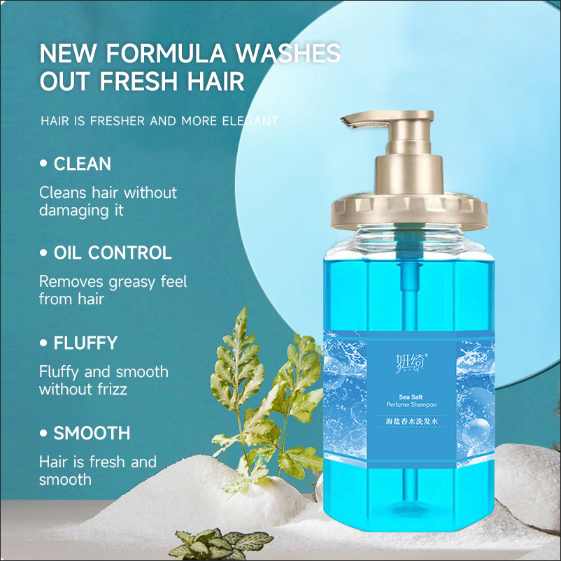 SENLOVE 500ML Sea Salt Shampoo Psoriasis Shampoo Anti Dandruff Shampoo ...
