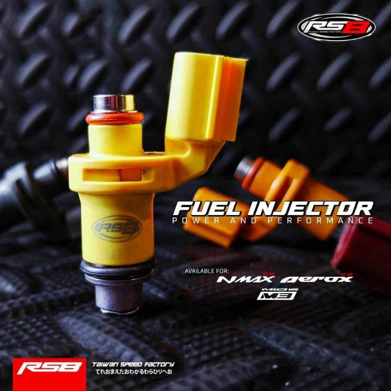 RS8 Fuel Injector M3/ Aerox V1 V2 / NMAX V2 10 holes | Shopee Philippines