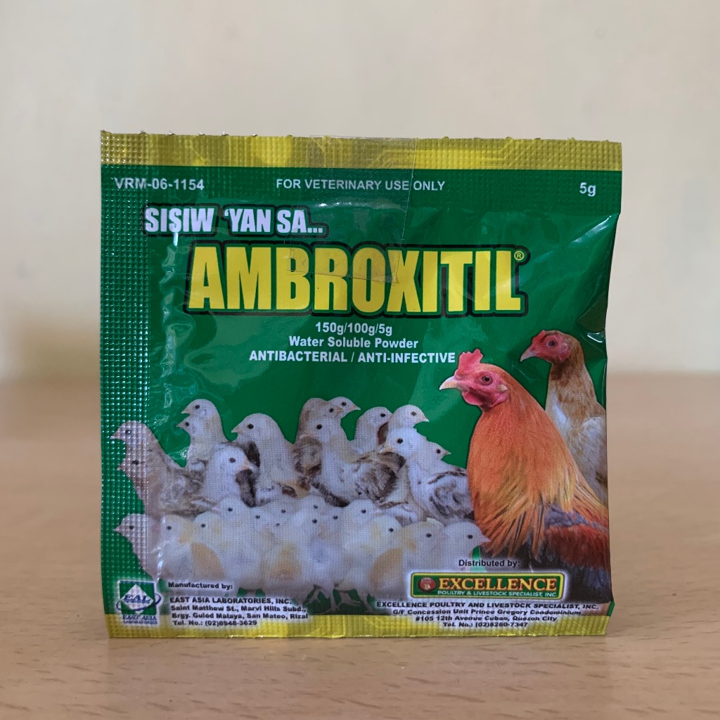 AMBROXITIL POWDER 5g (1 sachet) Antibacterial/Anti-Infective | Shopee ...
