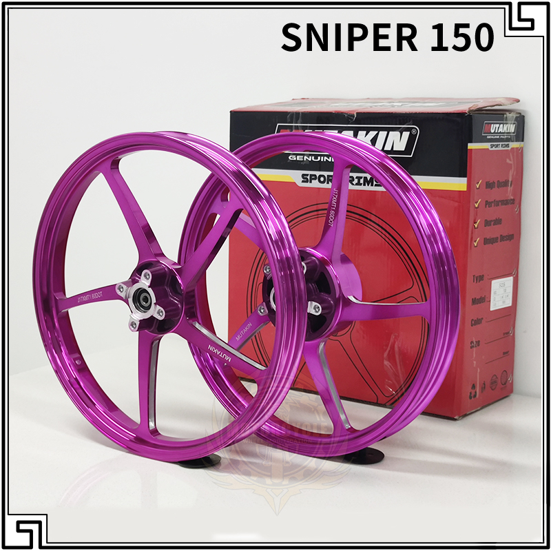 MUTAKIN 525 CNC Mags Sniper 150 Sniper 155 Front Disc 4 Holes Rear Disc ...
